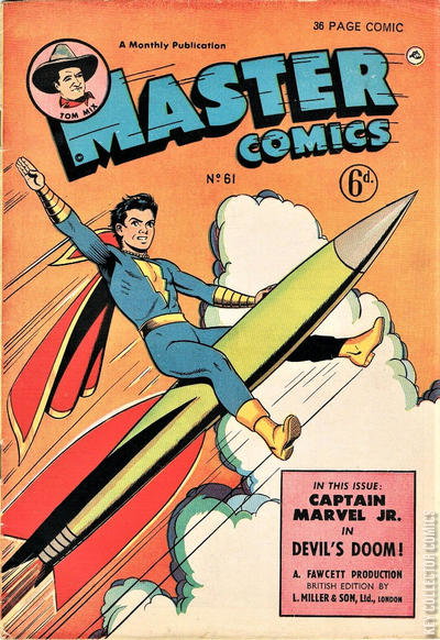 Master Comics #61 UK Edition Published January 1951