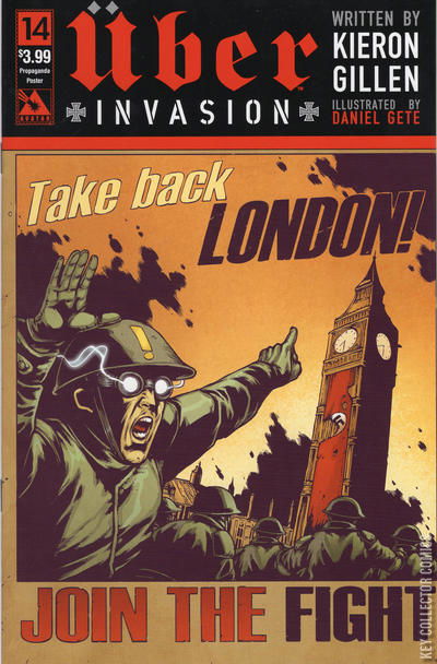 Uber Invasion #14 Variant Published July 2018 | Key Co