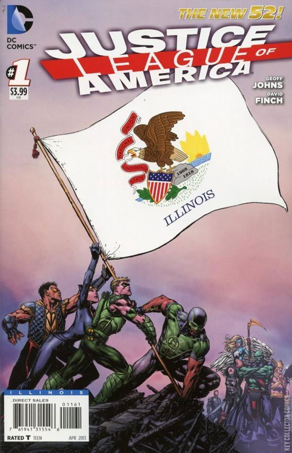 Justice League of America #1 Variant Published February 201