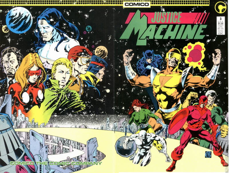 Justice Machine #3 Published March 1987 | Key Collector