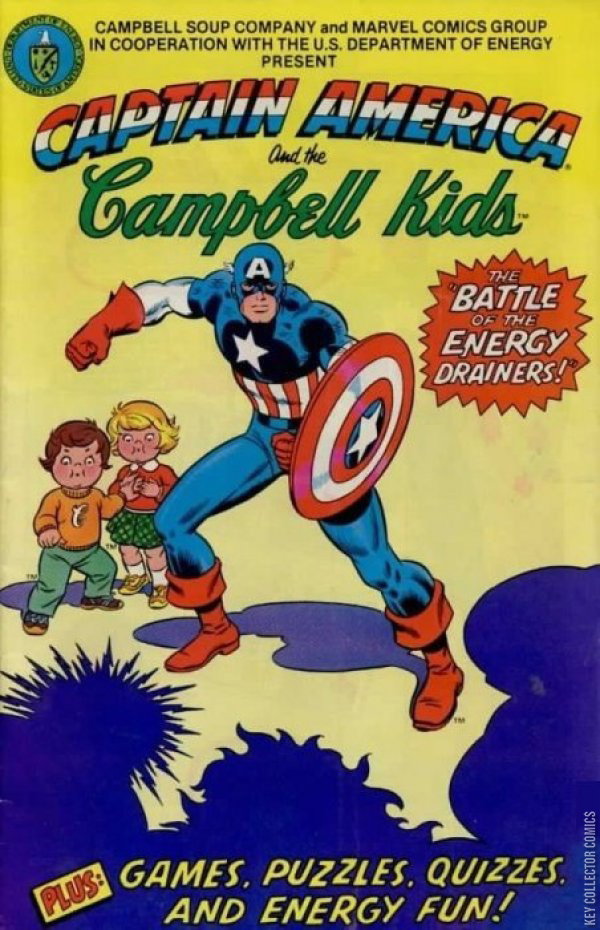 Captain America and the Campbell Kids by Marvel | Key Collector Comics