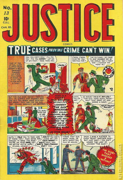 Justice Comics #13 Published May 1949 | Key Collector Comics