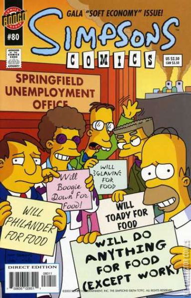 Simpsons Comics #80 Published March 2003 | Key Collecto