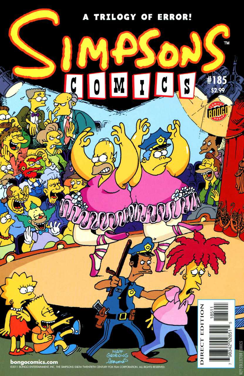 Simpsons Comics #185 Published December 2011 | Key Coll