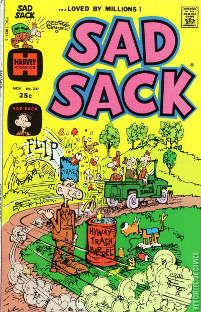 Sad Sack Comics #247 Published December 1969 | Key Coll