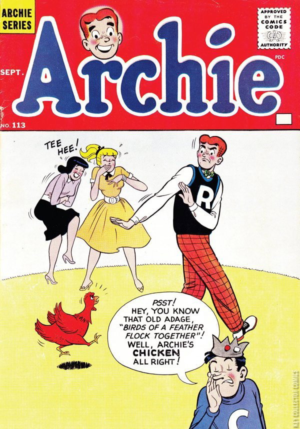 Archie Comics #113 Published September 1960 | Key Colle