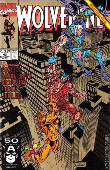 Wolverine #42 2nd Print Published July 1991 | Key Coll