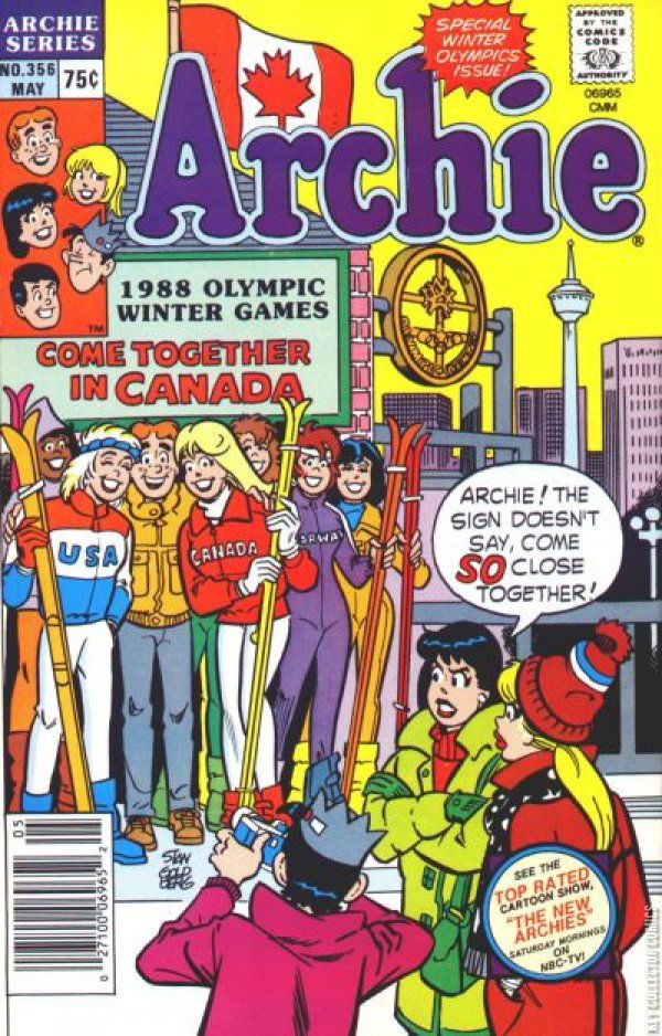 Archie Comics #356 Newsstand Published May 1988 | Key
