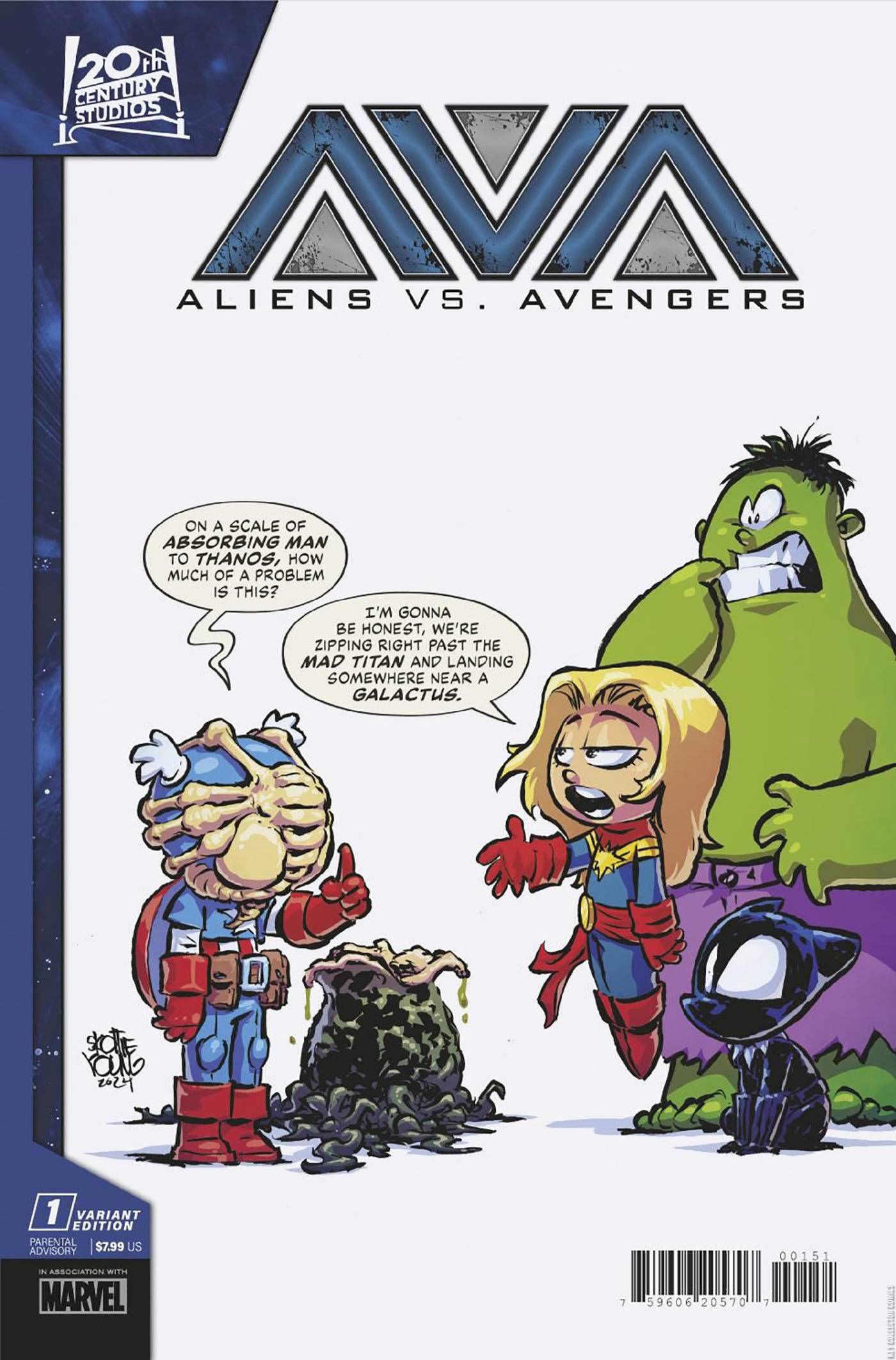 Aliens vs. Avengers #1 Variant Published August 2024