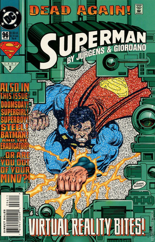 Superman #96 Published January 1995 | Key Collector Comics