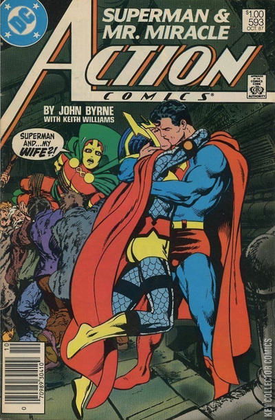 Action Comics #593 Canadian Edition Published July 198