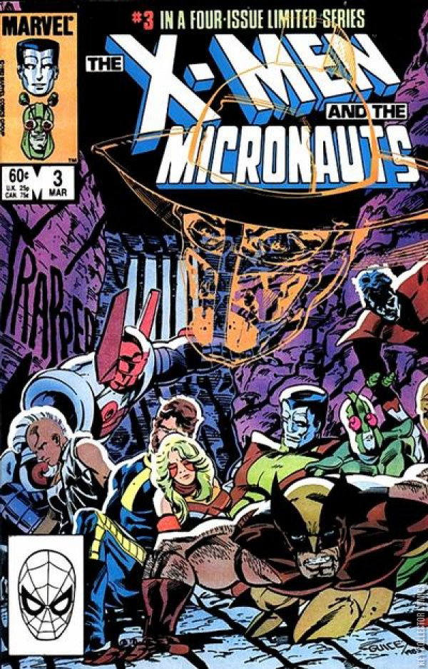 X-Men and the Micronauts #3 Published March 1984 | Key