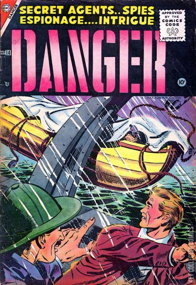Danger #14 Published October 1955 | Key Collector Comics