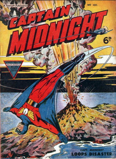 Captain Midnight #101 Published January 1950 | Key Col