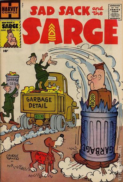 Sad Sack & the Sarge #13 Published June 1959 | Key Coll