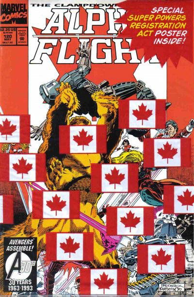 Alpha Flight #120 Variant Published May 1993 | Key Col
