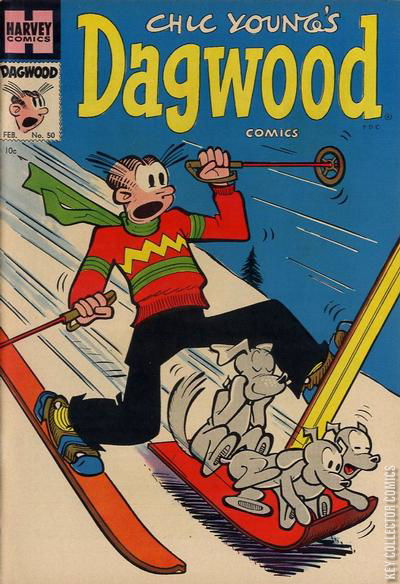Chic Young's Dagwood Comics #50 Published February 1955