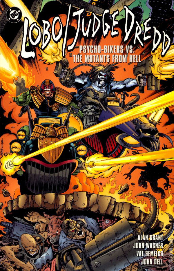Lobo / Judge Dredd: Psycho Bikers vs. the Mutants From Hell by DC | Key ...