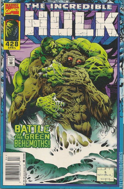 Incredible Hulk #428 Newsstand Published April 1995