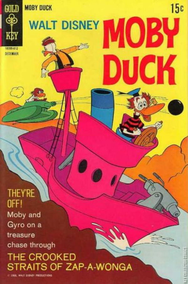 Walt Disney Moby Duck #4 Published September 1968 | Key