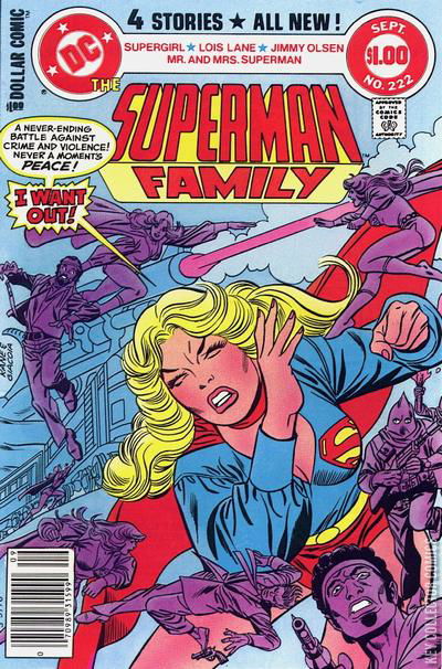 Superman Family #222 Newsstand Published September 198