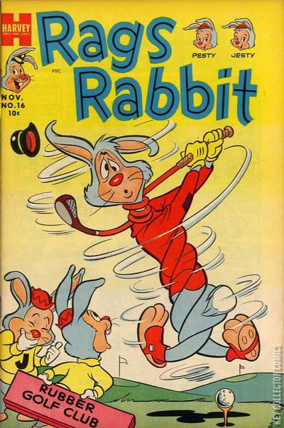 Rags Rabbit #16 Published November 1953 | Key Collector