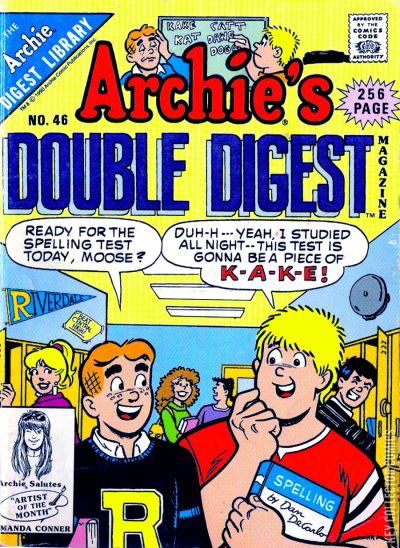 Archie Double Digest #46 Published May 1990 | Key Colle