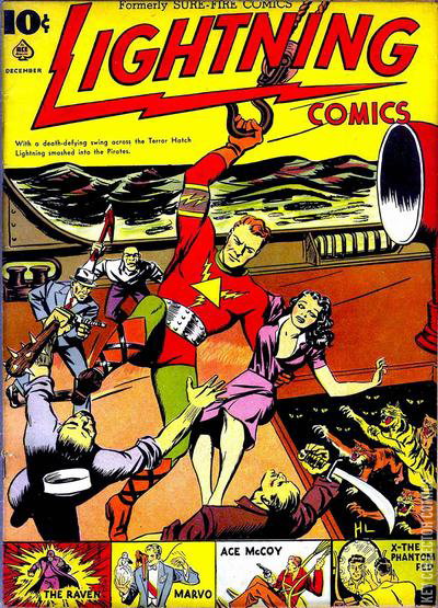 Lightning Comics #4 Published December 1940 | Key Colle