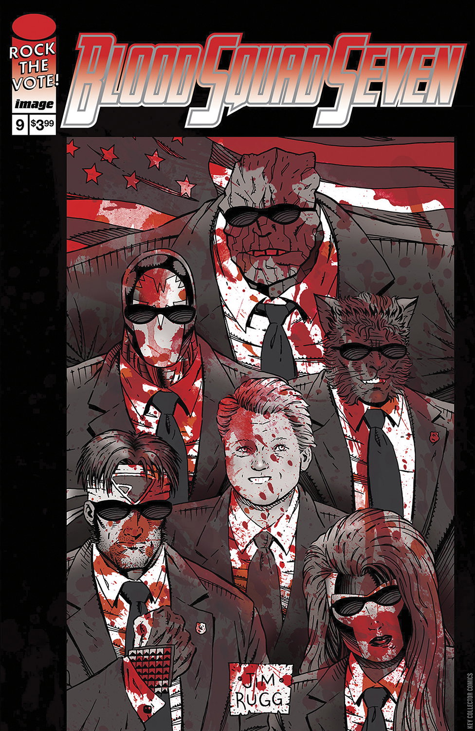Blood Squad Seven #9 Published July 2025 | Key Collect