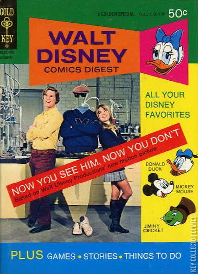 Walt Disney Comics Digest #37 Published October 1972