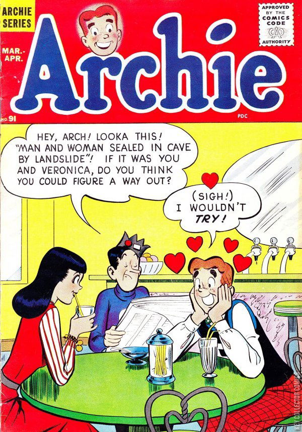 Archie Comics #91 Published March 1958 | Key Collector