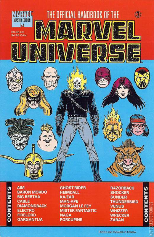 The Official Handbook of the Marvel Universe - Master Editio