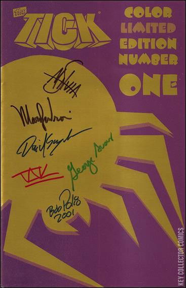 The Tick: Color #1 Gold Published February 2001 | Key