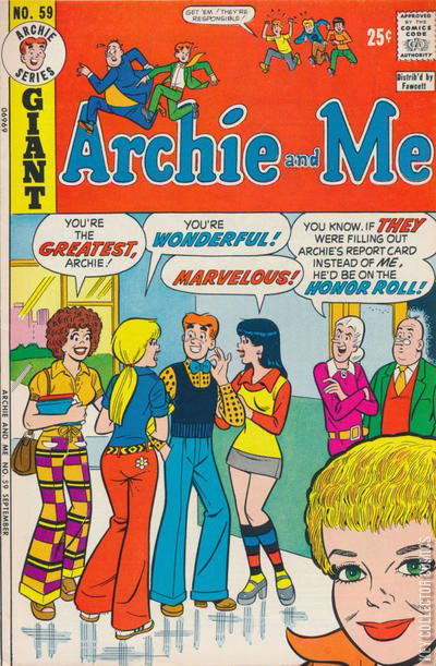 Archie & Me #59 Published September 1973 | Key Collecto