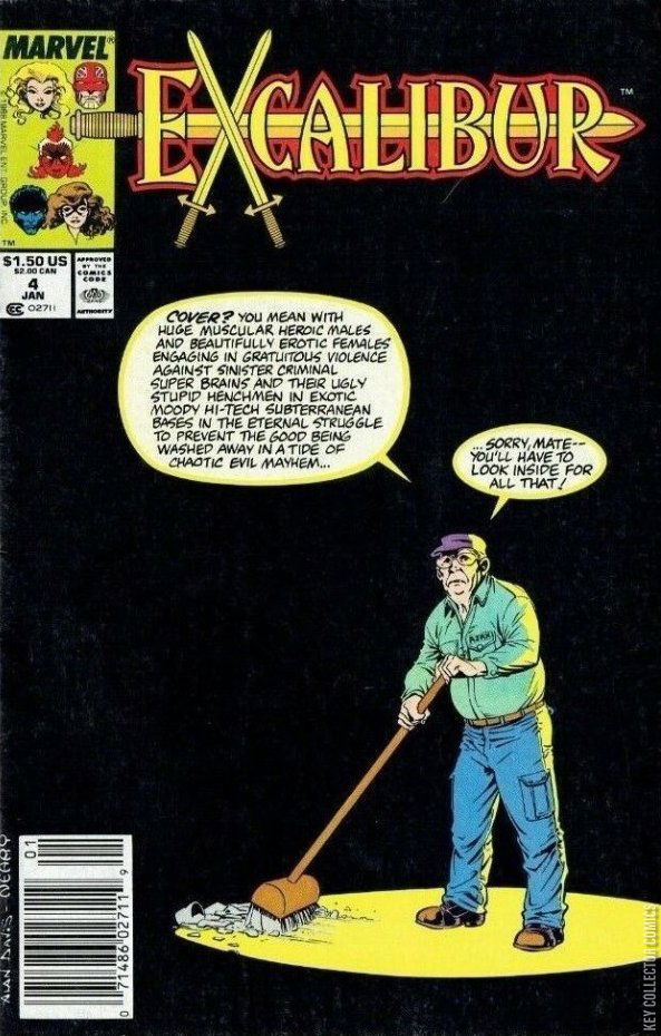 Excalibur #4 Newsstand Published January 1989 | Key Co