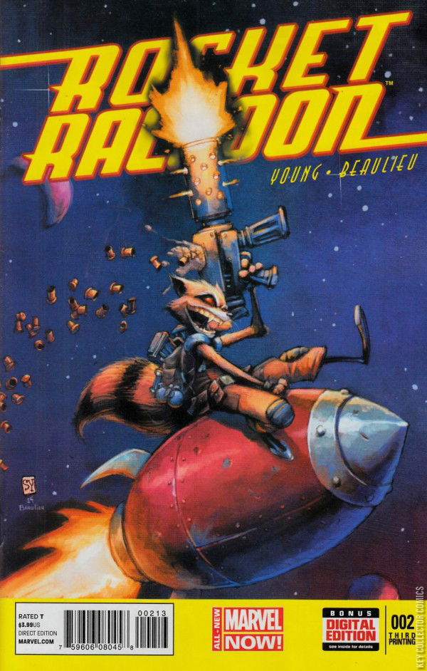Rocket Raccoon #2 3rd Print Published November 2014