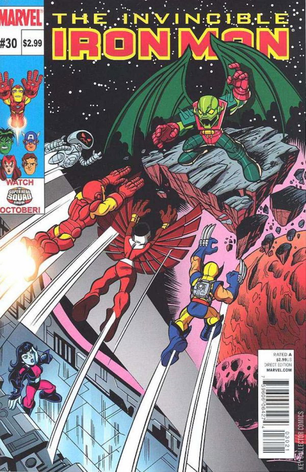 Invincible Iron Man #30 Variant Published September 20
