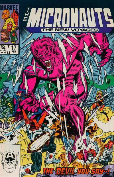 Micronauts: The New Voyages #17 Published February 1986