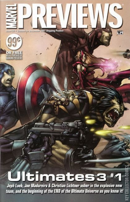 Marvel Previews #50 Published September 2007 | Key Coll