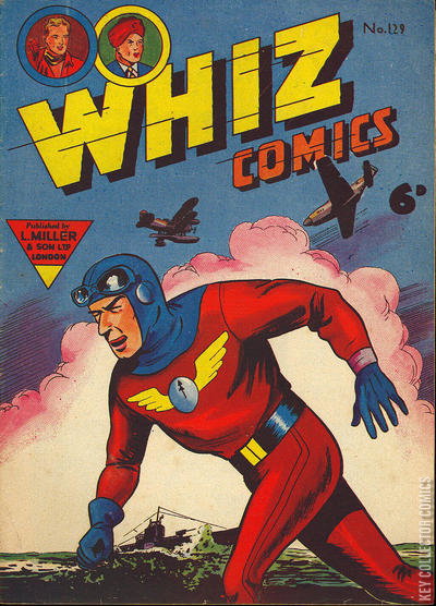 Whiz Comics #129 UK Edition Published January 1950 | K