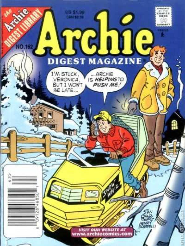 Archie Comics Digest #162 Published April 1999 | Key Co