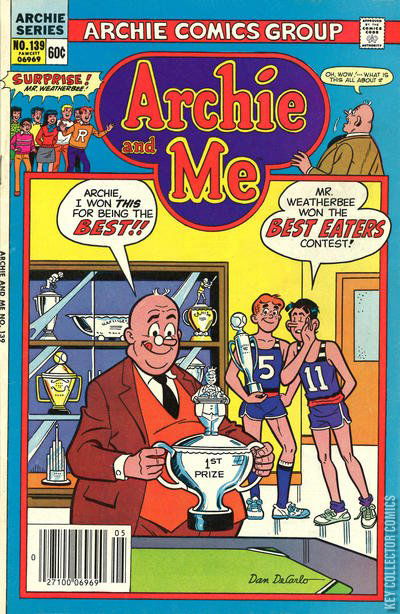 Archie & Me #139 Published May 1983 | Key Collector Comics