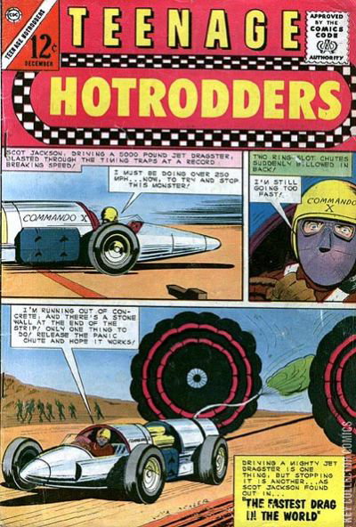 Teenage Hotrodders #10 Published December 1964 | Key Co