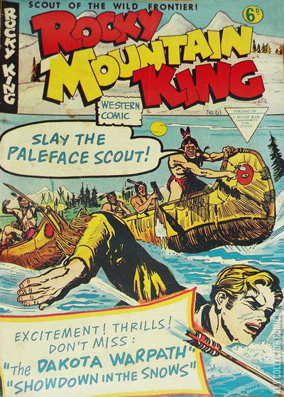 Rocky Mountain King Western Comic #61 UK Edition Published