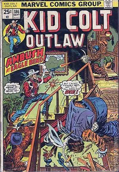 Kid Colt Outlaw #186 Published September 1974 | Key Col