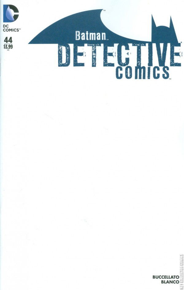 Detective Comics #44 Blank Published September 2015