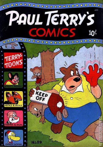 Paul Terry's Comics #89 Published November 1951 | Key C