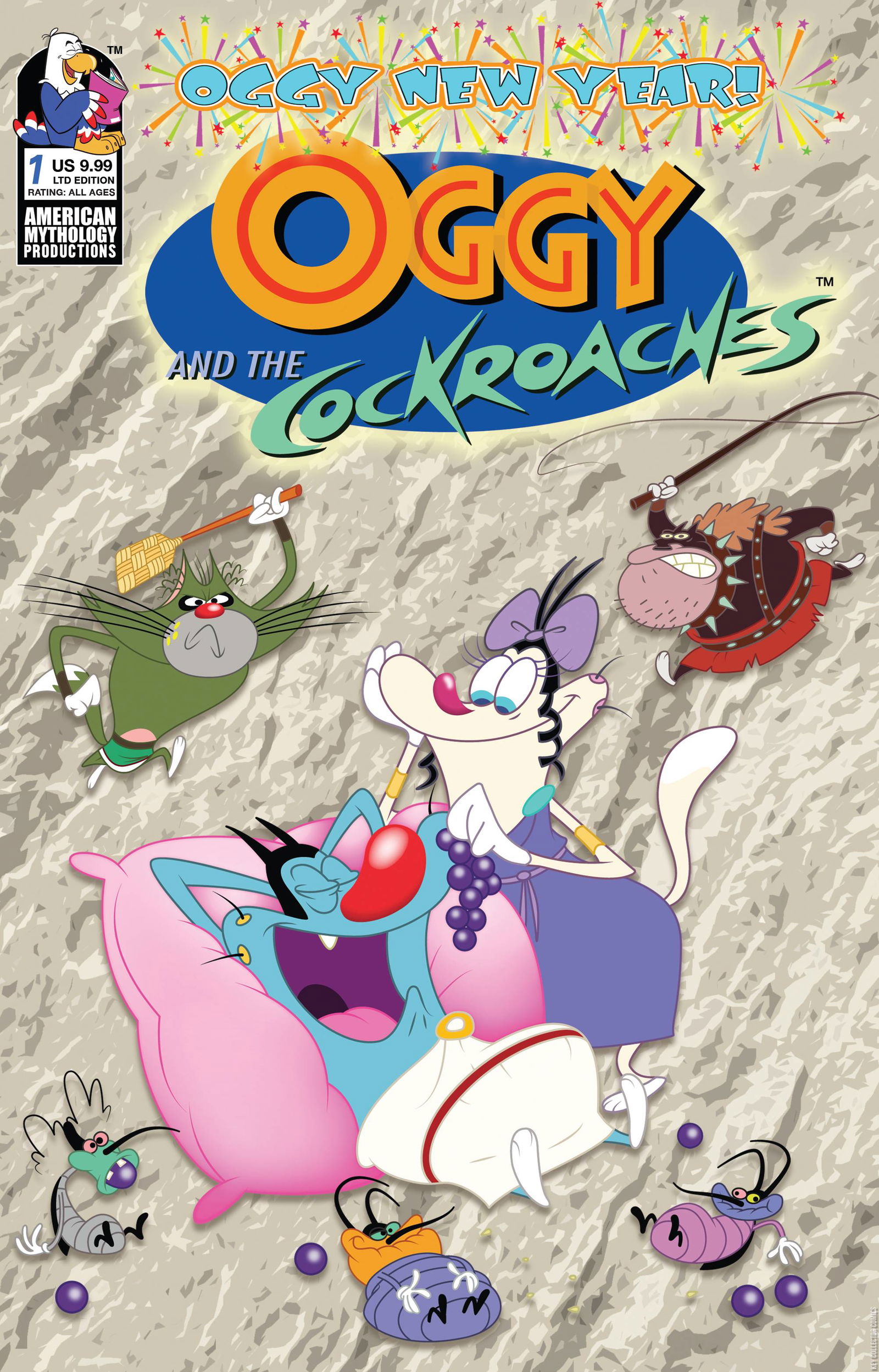 Oggy and the Cockroaches: Oggy New Year #1 Variant Publishe