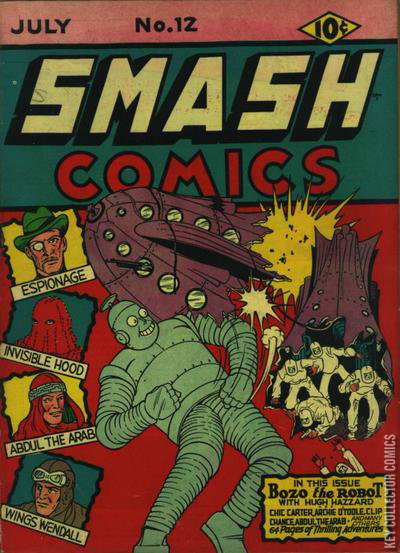 Smash Comics #12 Published May 1940 | Key Collector Comics