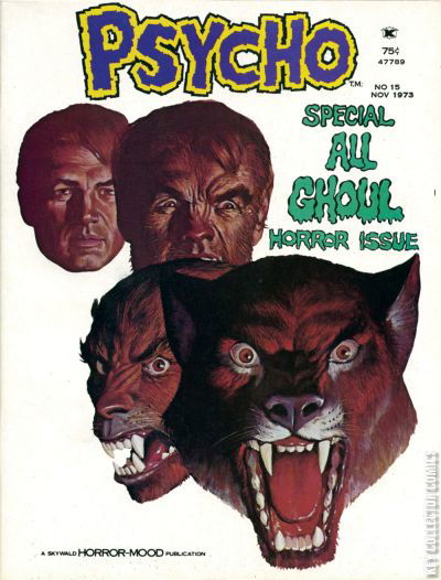 Psycho #15 Published November 1973 | Key Collector Comics Psycho #15 Published November 1973 | Key Collector Comics